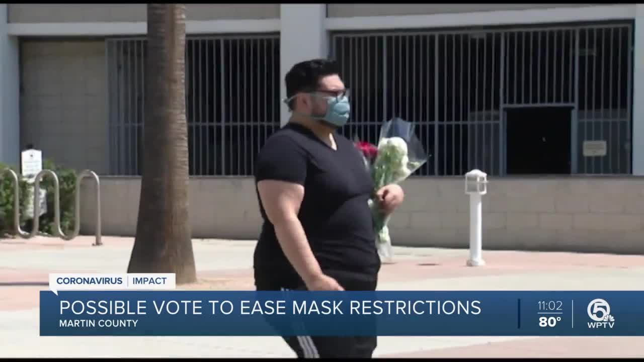 Martin County gets rid of mask mandate