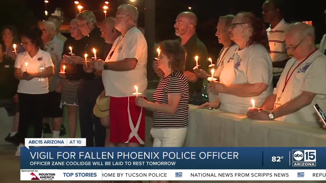Procession, funeral for fallen Phoenix Officer Zane Coolidge held Wednesday
