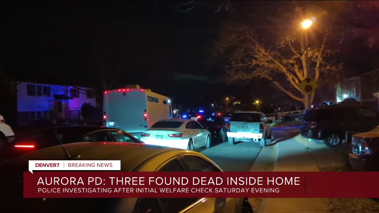 Family discovers 3 people shot, killed inside Aurora home, suspect arrested