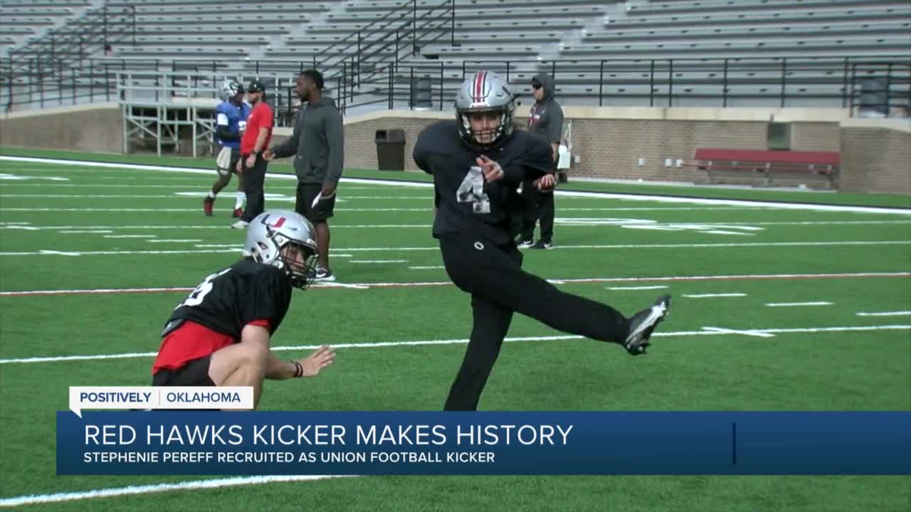 First female kicker to score for Union reflects on football experience