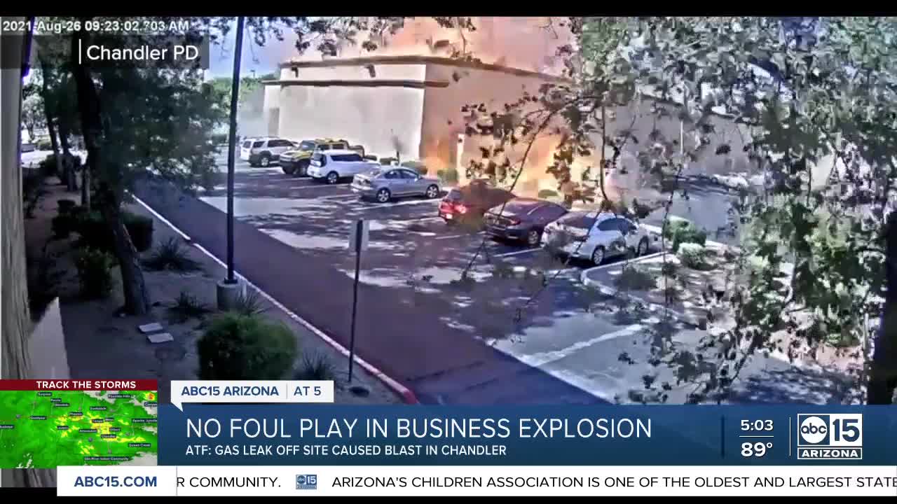 ATF: Chandler business explosion caused by accidental leak