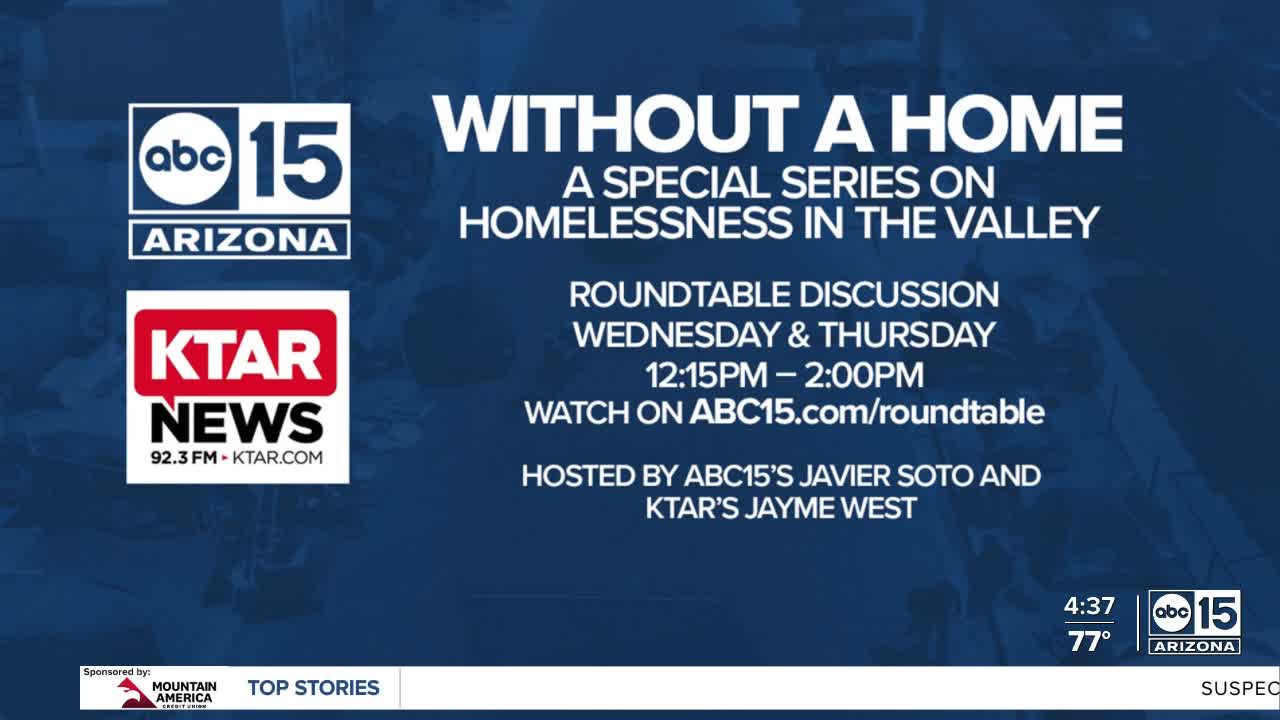 Video: 'Without a Home' roundtable on homelessness in AZ
