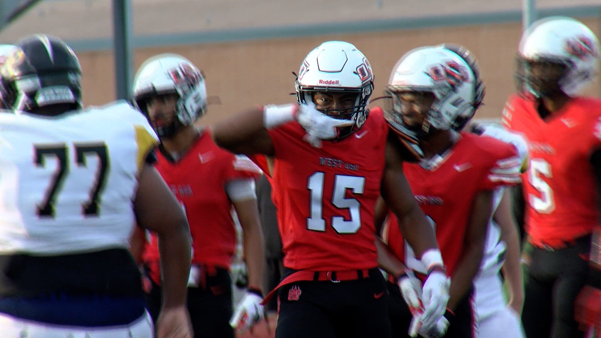 Huff's six touchdowns lead West Oso to victory, Mathis and Veterans ...