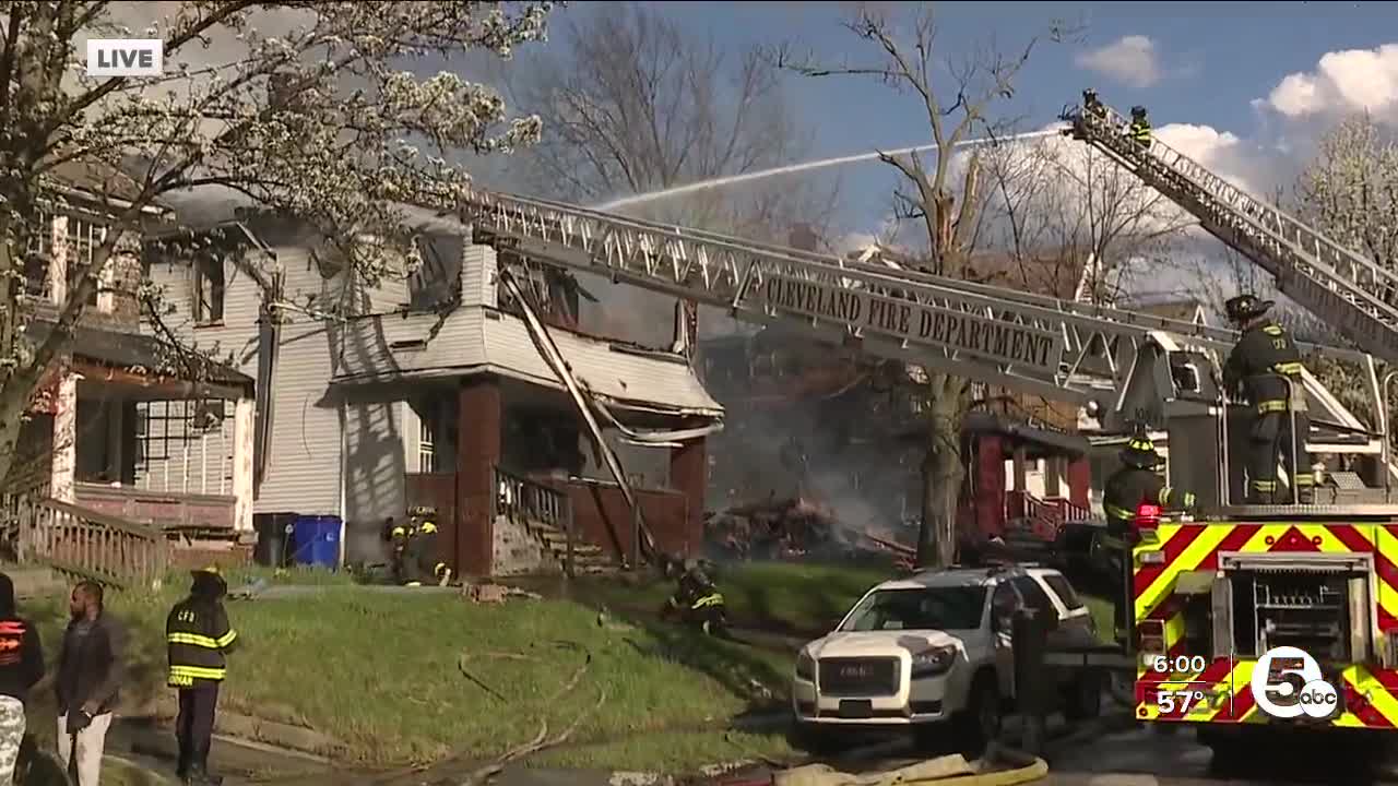 5 houses damaged, 16 people displaced in CLE fire