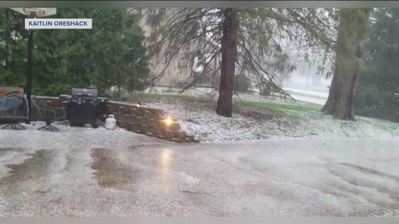 PHOTOS: Huge hail, flooding rocks Hartford amid severe thunderstorm warning
