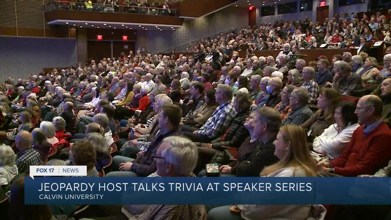 Ken Jennings talks trivia at Calvin University