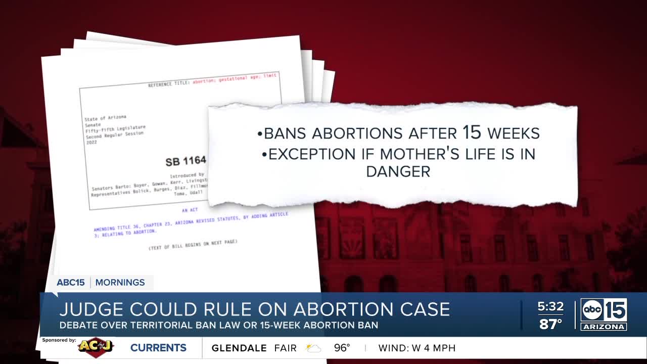Pima County judge could rule starting Tuesday regarding abortions in AZ