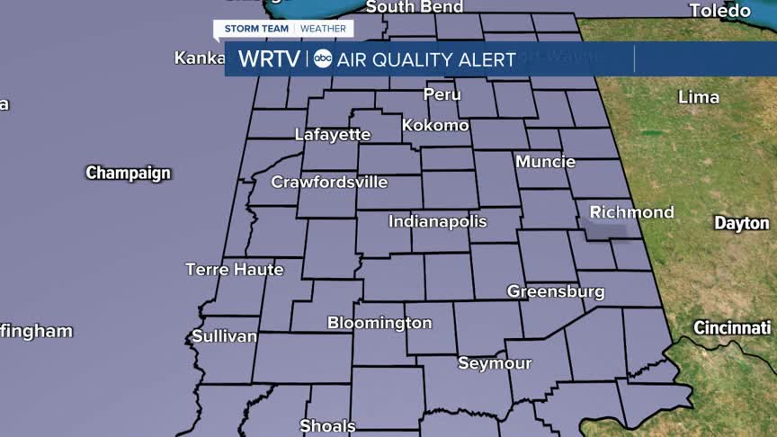 Hoosiers warned to stay inside as Canadian wildfire smoke brings hazy skies