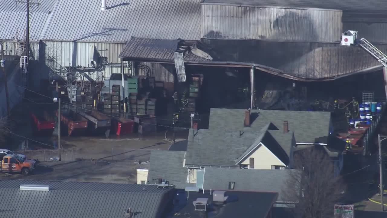 Propane, nitrogen tanks exploded in fire at West Side manufacturing plant