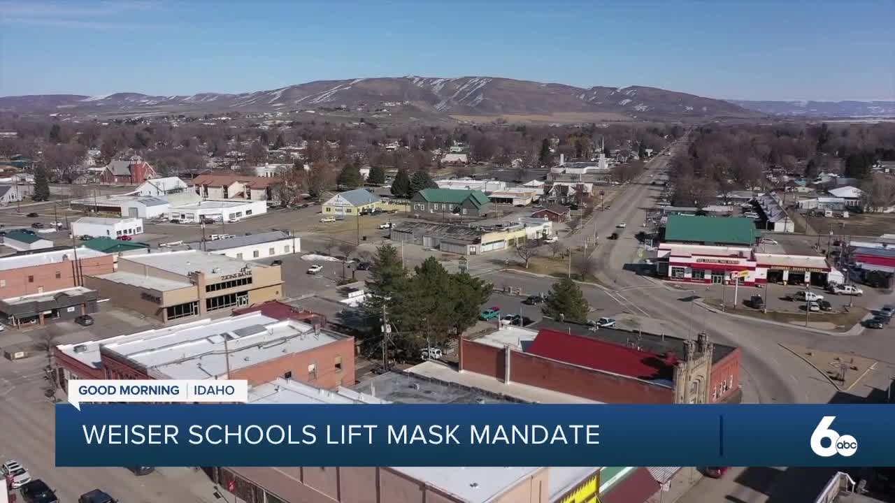 Weiser School District removes mask requirements