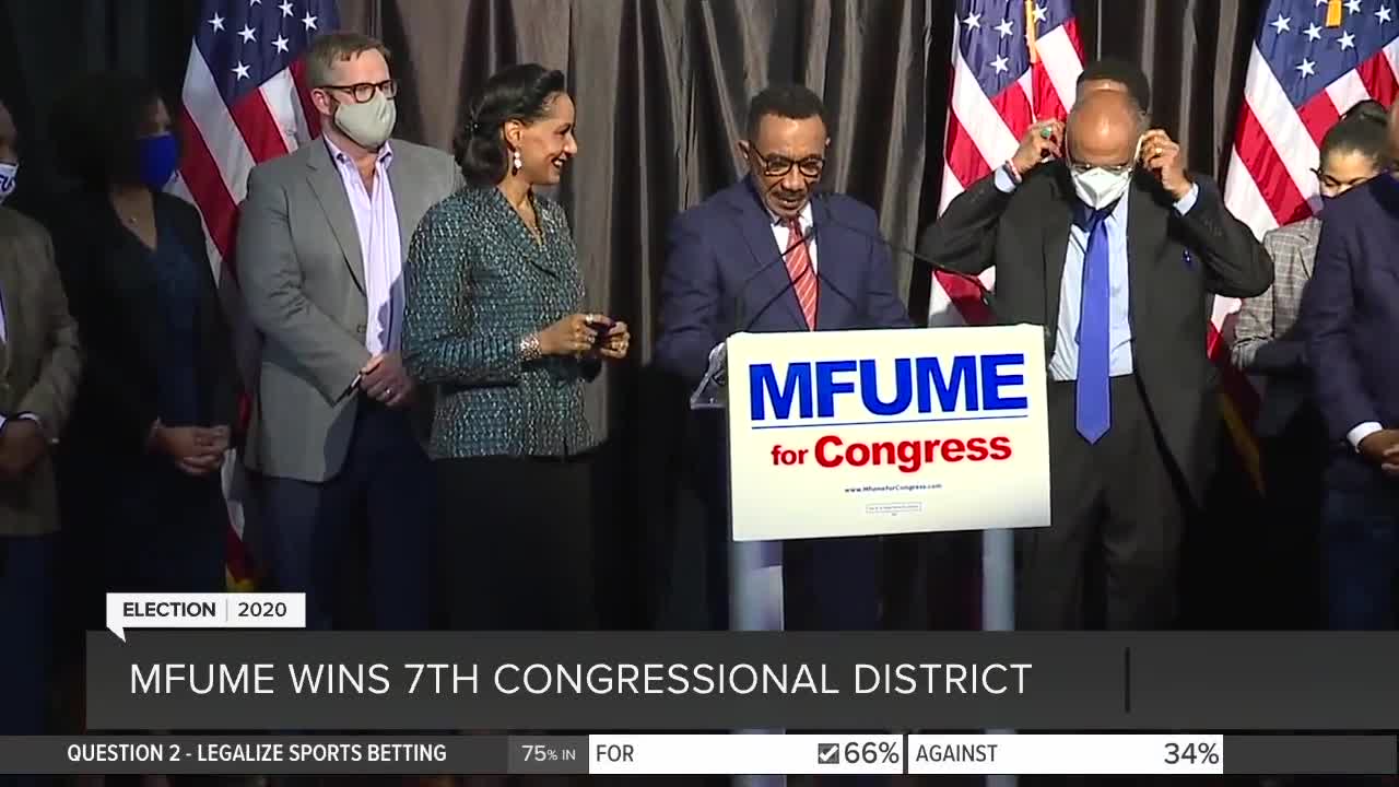 Kweisi Mfume wins 7th District Congressional Seat