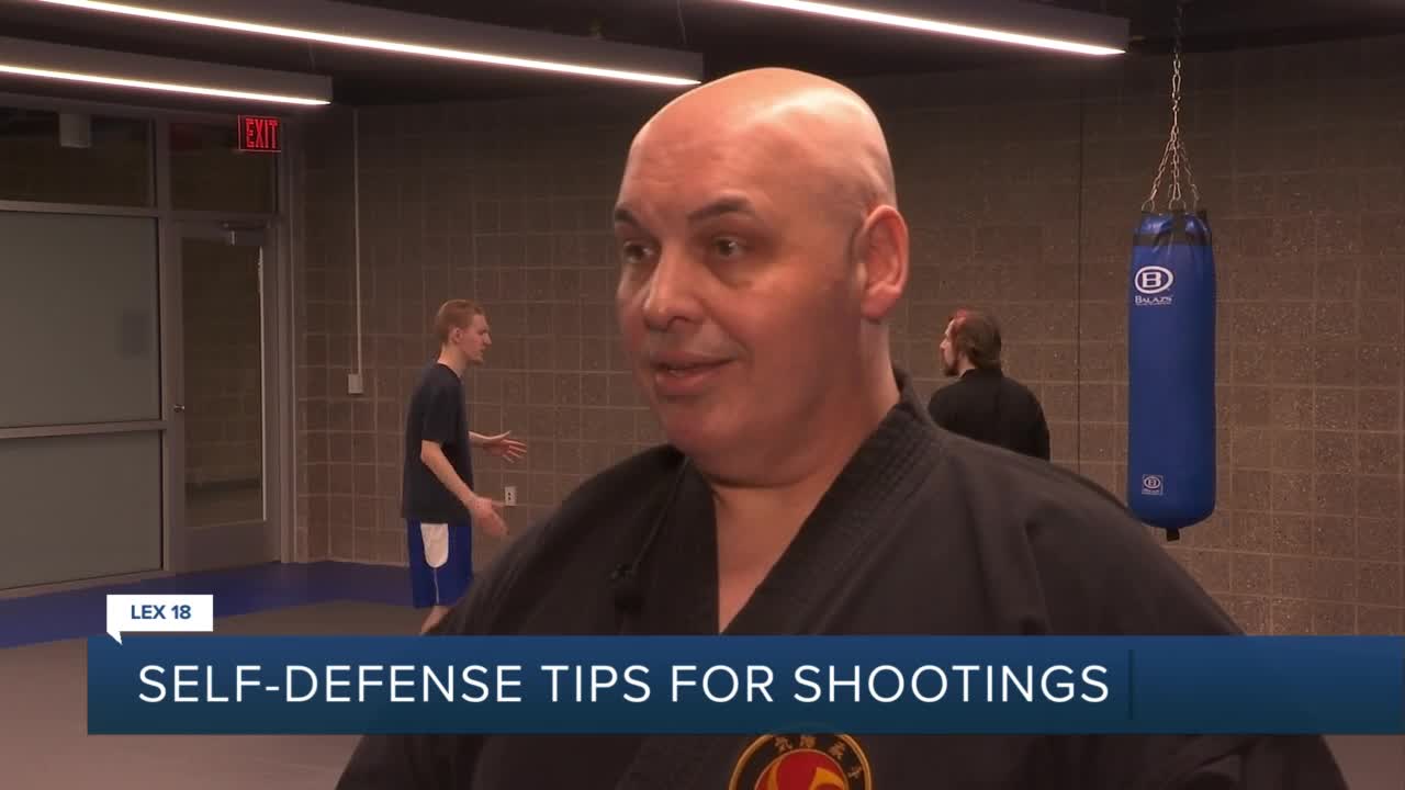 Self-defense expert shares tips for surviving a shooting