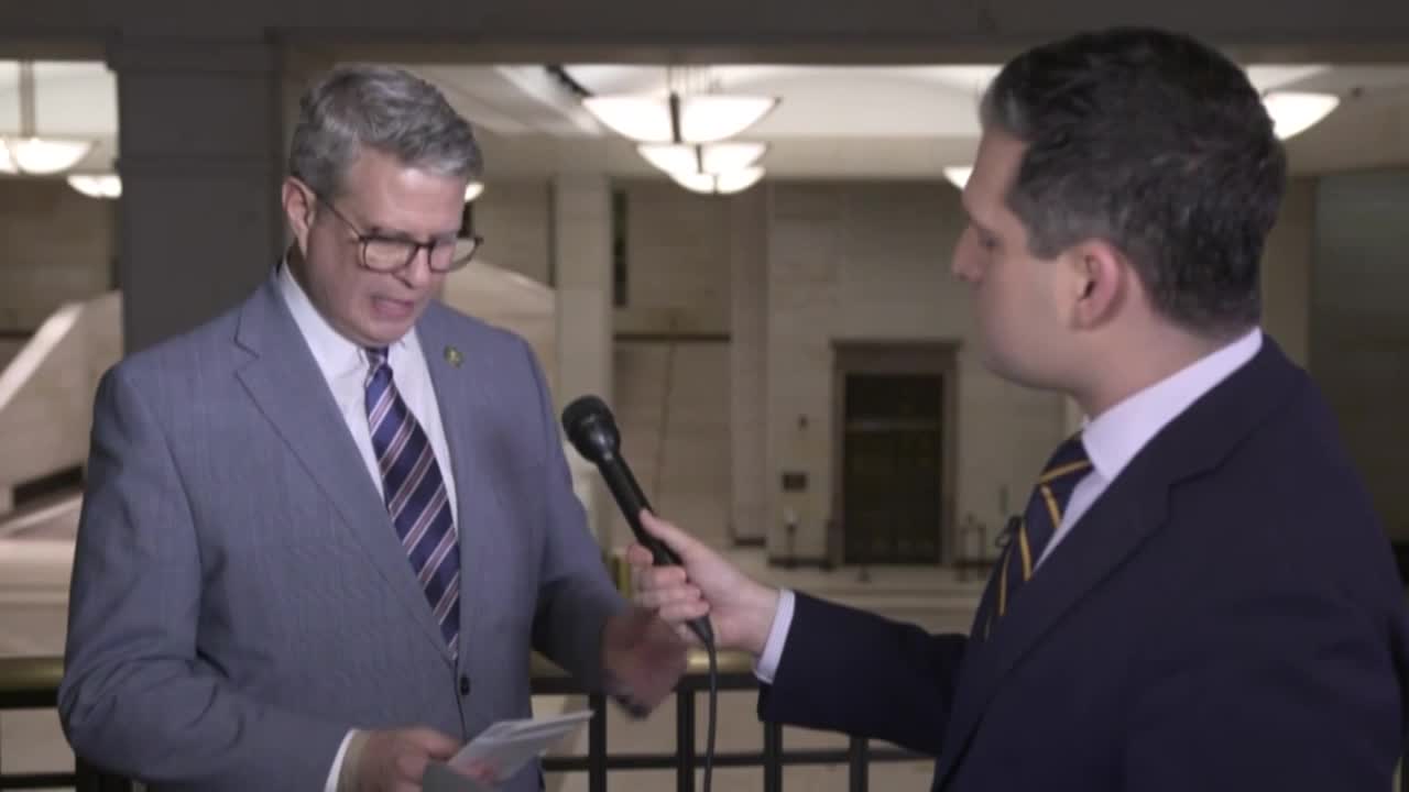 U.S. Representative Bill Huizenga reacts to State of the Union