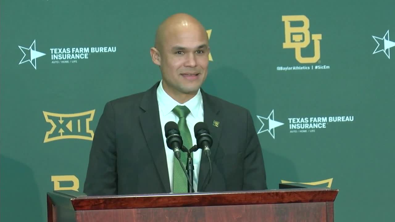 Baylor introduces Aranda as Head Football Coach