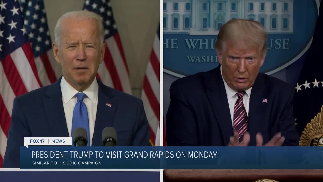 WATCH: President Donald Trump holds rally at Gerald R. Ford ...