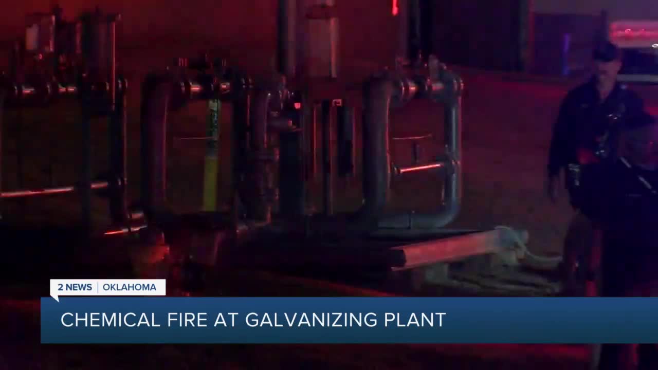 Crews contain chemical fire at galvanizing plant near Verdigris