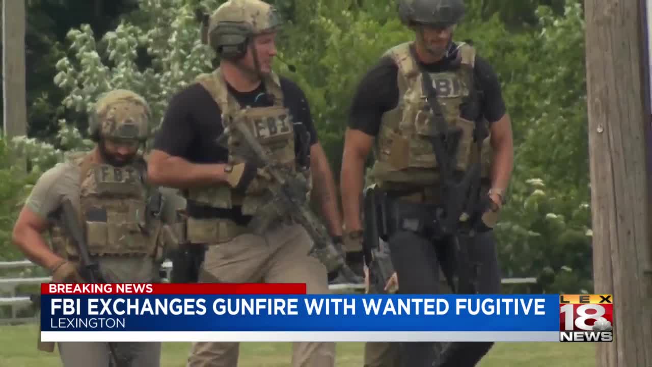 FBI: Fugitive who exchanged gunfire in Lexington in custody