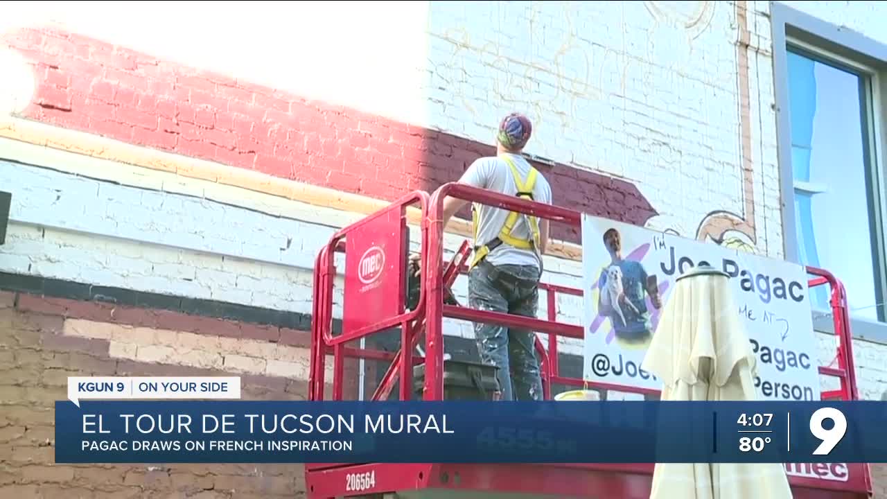 New downtown mural will celebrate El Tour de Tucson