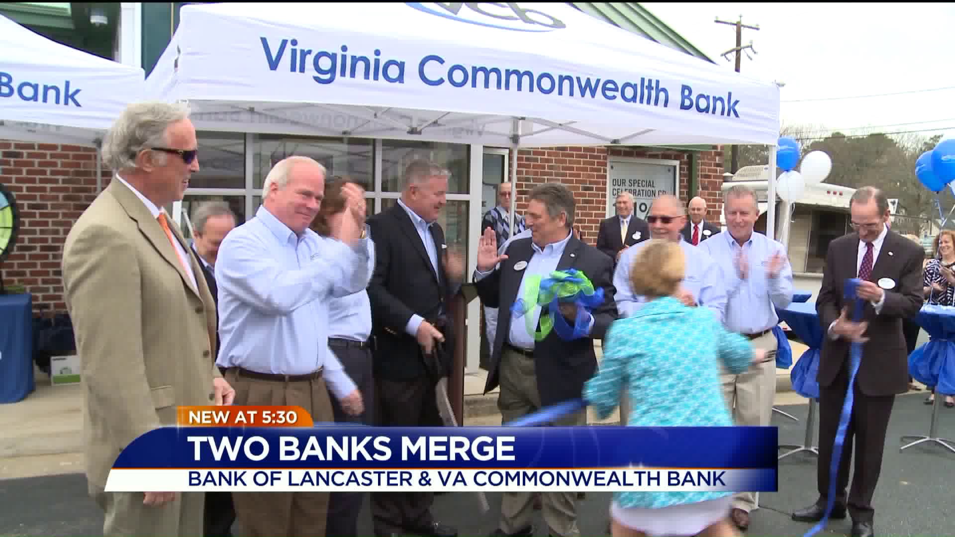 Bank of Lancaster and Virginia Commonwealth Bank celebrate merger