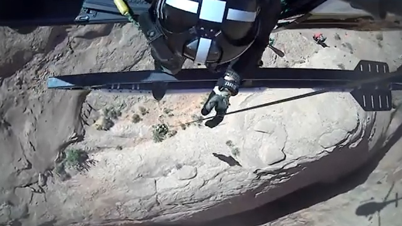 VIDEO: Youth group rescued from southern Utah slot canyon