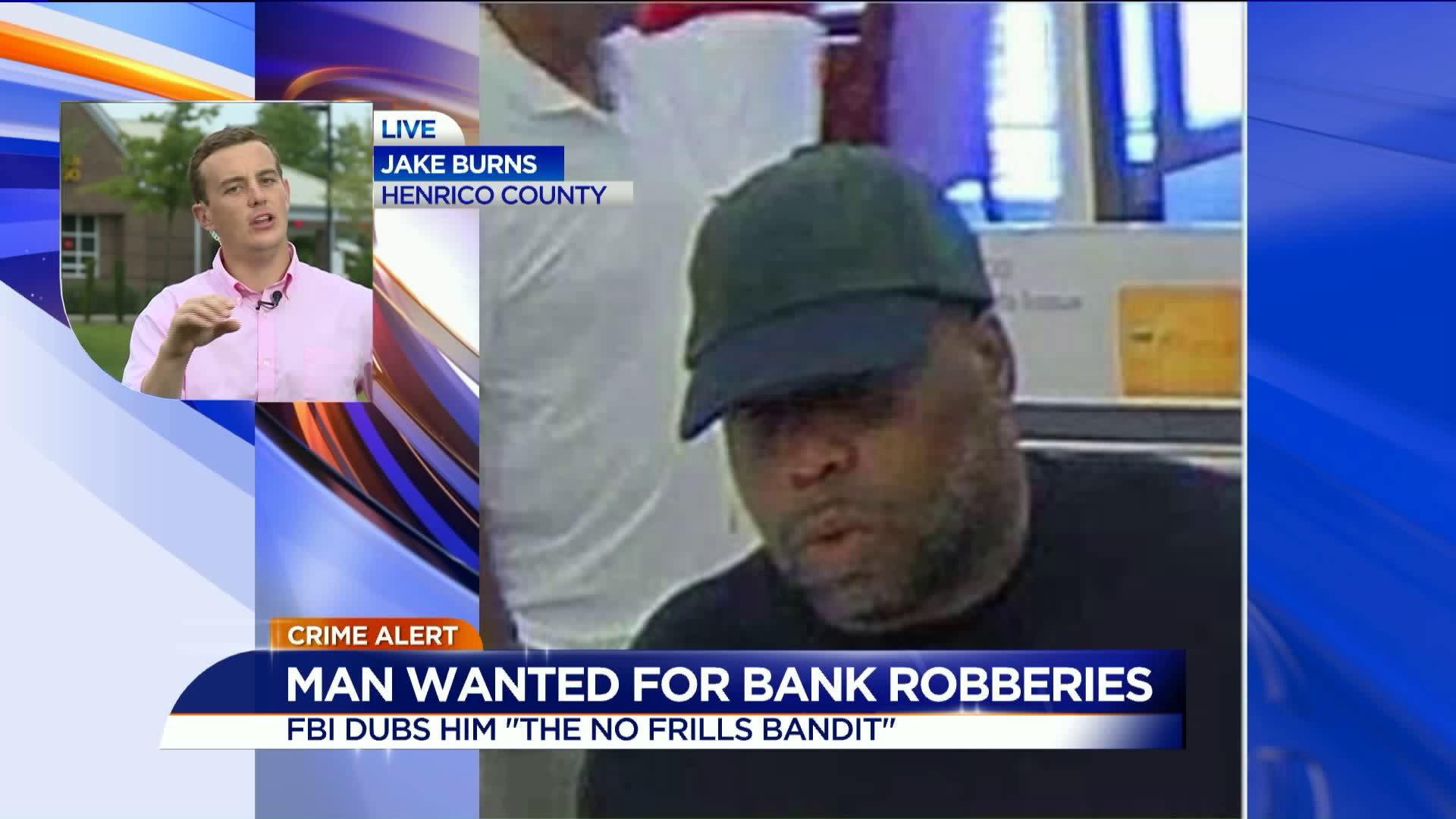 FBI offers reward to catch serial bank robber striking around Richmond
