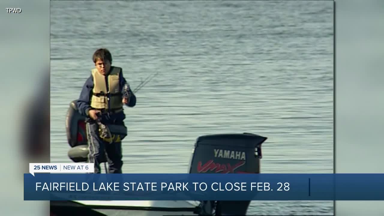 Fairfield Lake State Park set to close for good