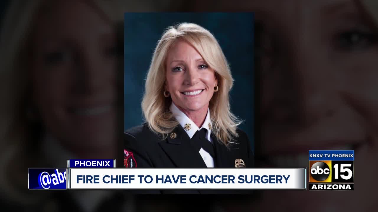 Phoenix fire chief diagnosed with breast cancer