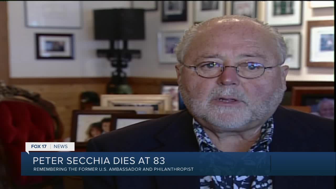 Former U.S. ambassador, GR philanthropist Peter Secchia dies at 83