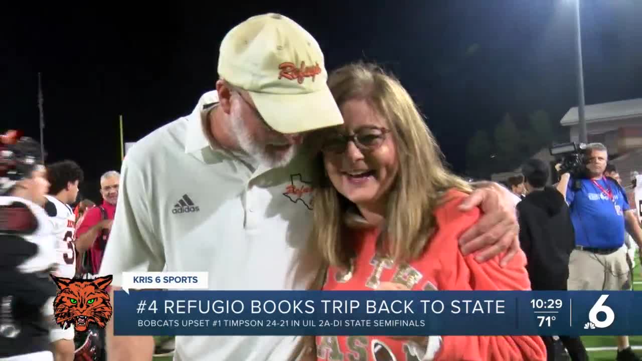 No. 4 Refugio edges No. 1 Timpson 24-21 to make first title game since 2019