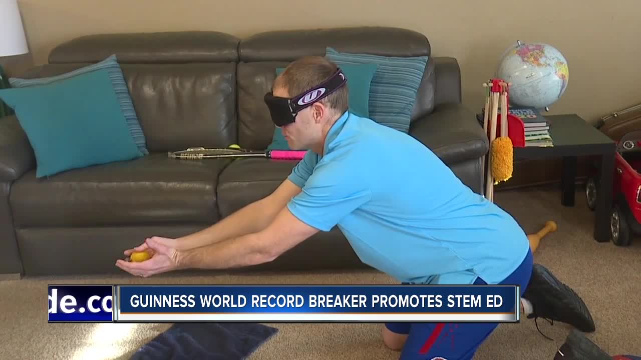 Boise man breaks records to inspire kids to go into STEM