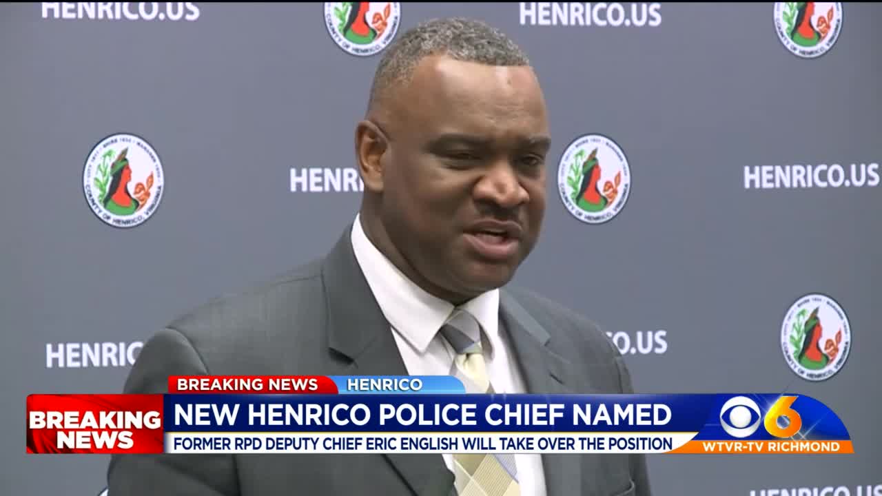 Henrico introduces ex-Spider Eric English as police chief