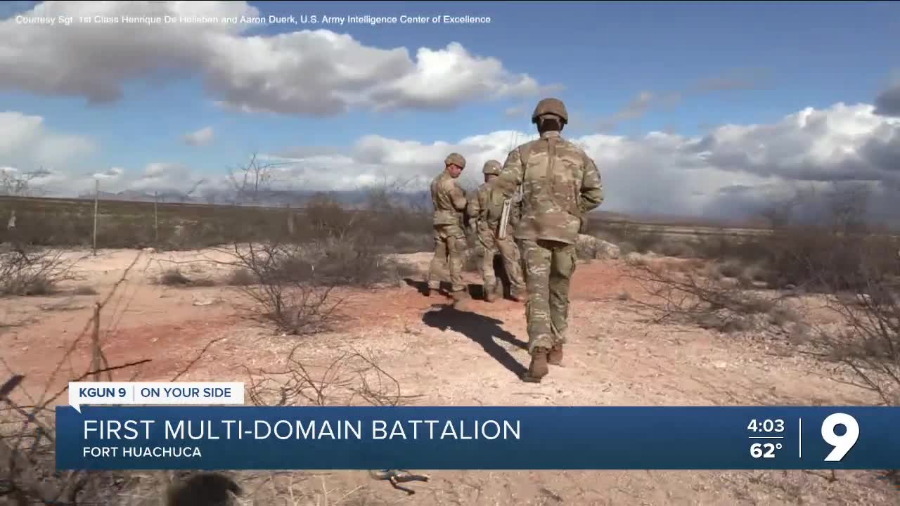 First ever multi-domain battalion gets training at Fort Huachuca