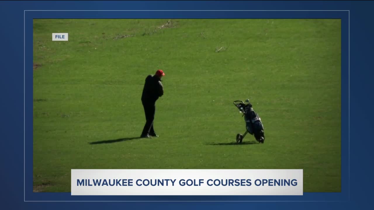 Here are the Milwaukee County golf courses that are already open