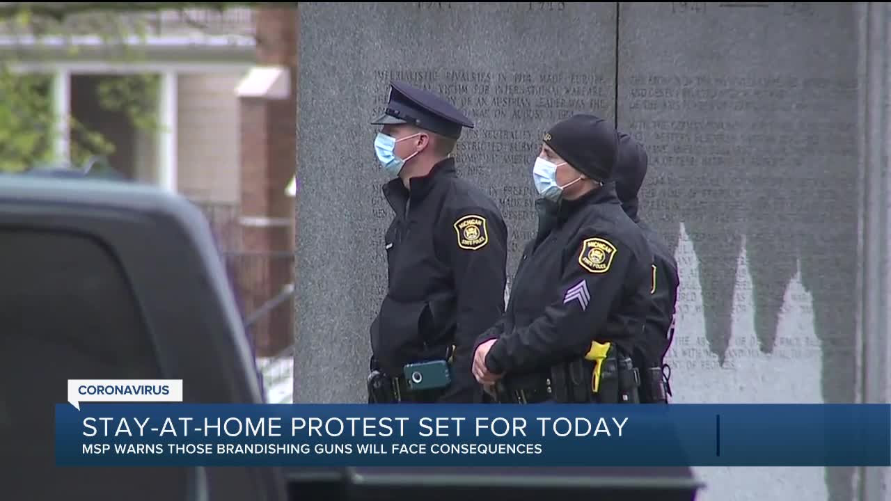 Protestors gather in Lansing for 'Judgment Day' rally against stay-home ...