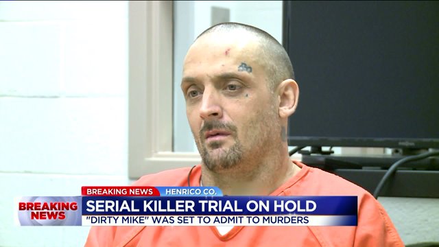 Sentencing for admitted serial killer ‘Dirty Mike’ on hold