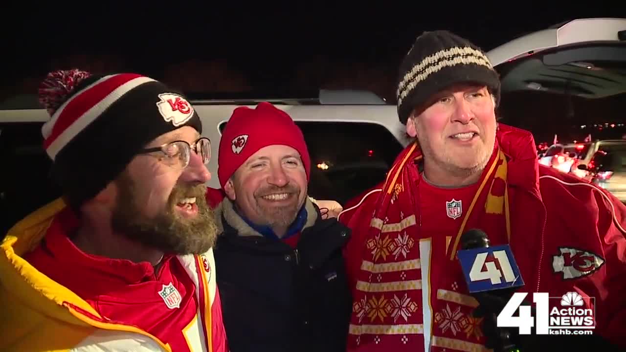 Chiefs fans celebrate historic win