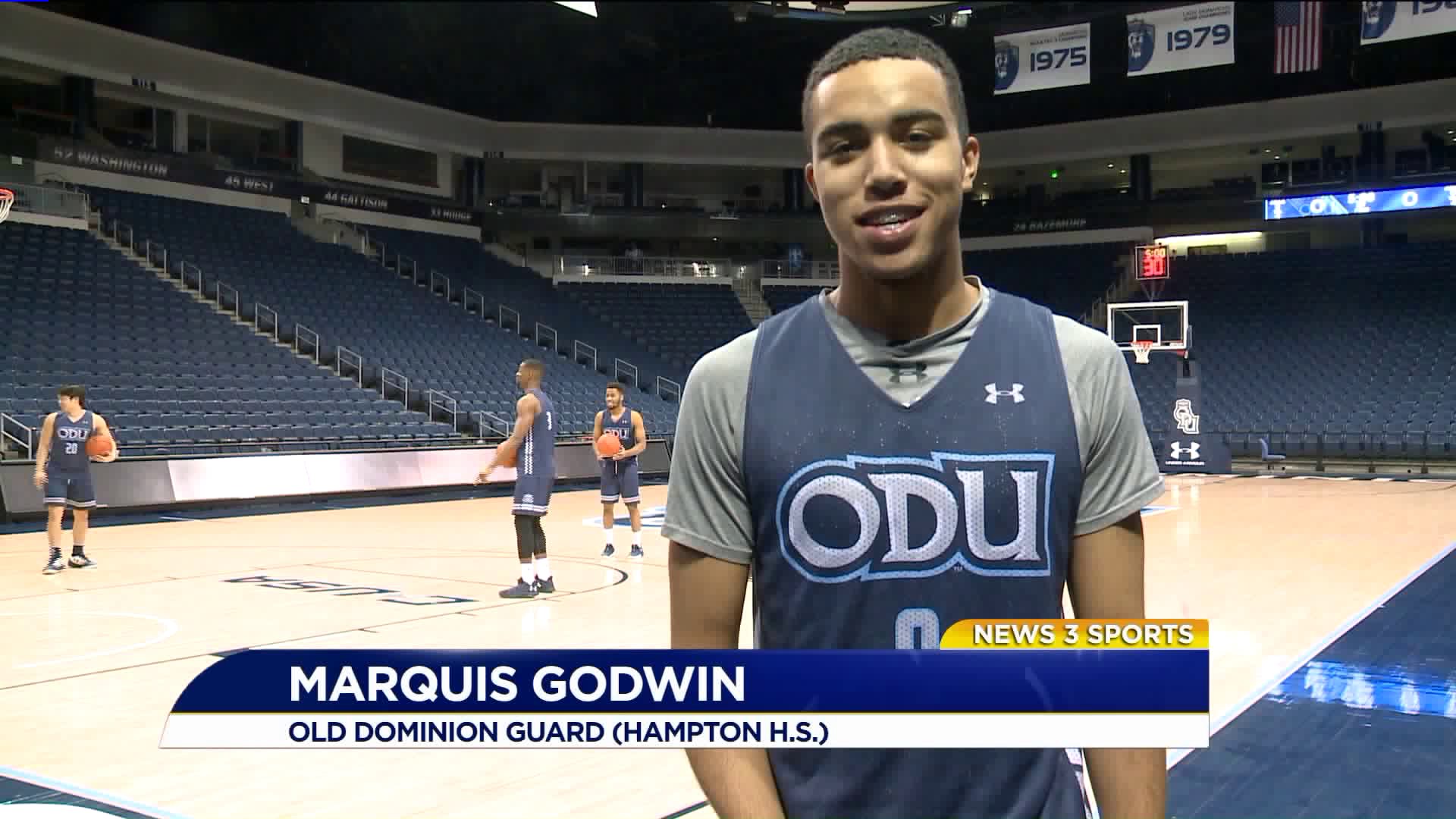 Godwin gets his shot, makes his shot for ODU men’s basketball team