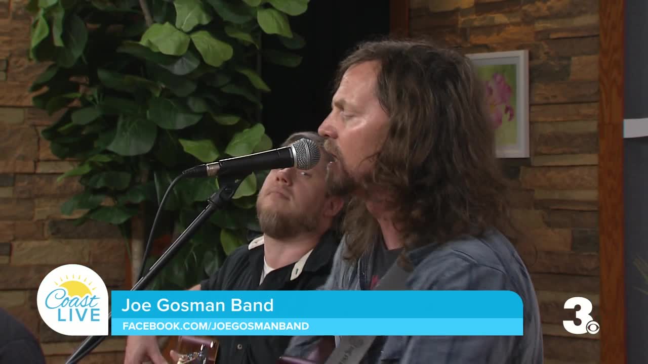 Local act "Joe Gosman Band" performs two original songs on Coast Live