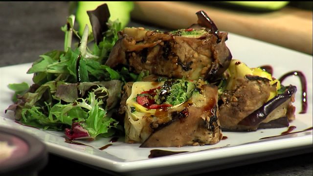 Celebrate summer veggies with this tasty Grilled Vegetable Roulade