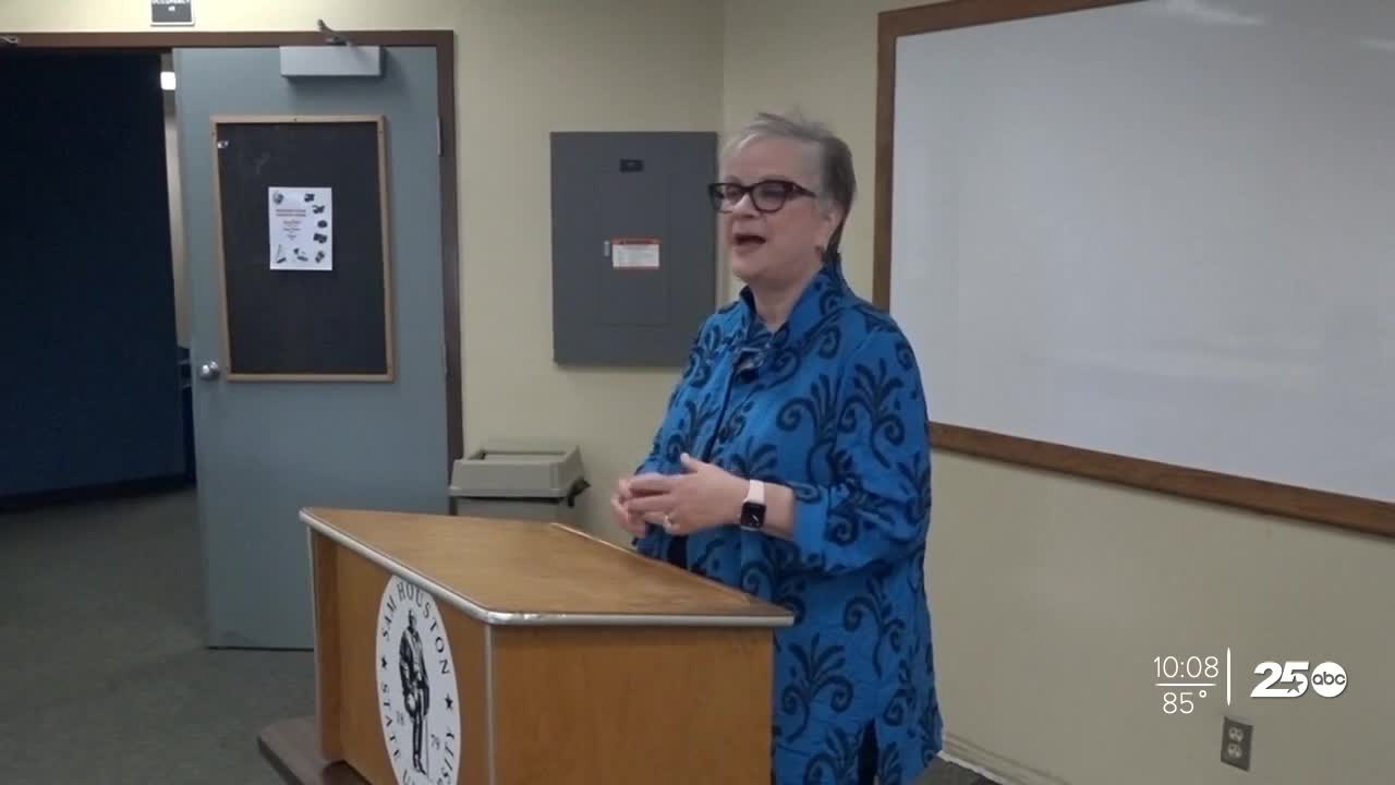 From the office to the classroom, SHSU President transforming lives