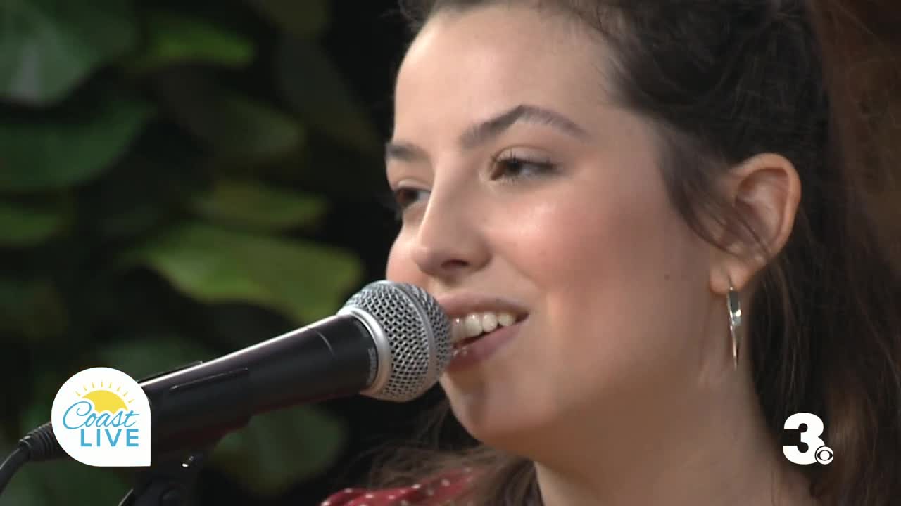 Local artist Hannah Jai performs for Acoustic Music Friday on Coast Live