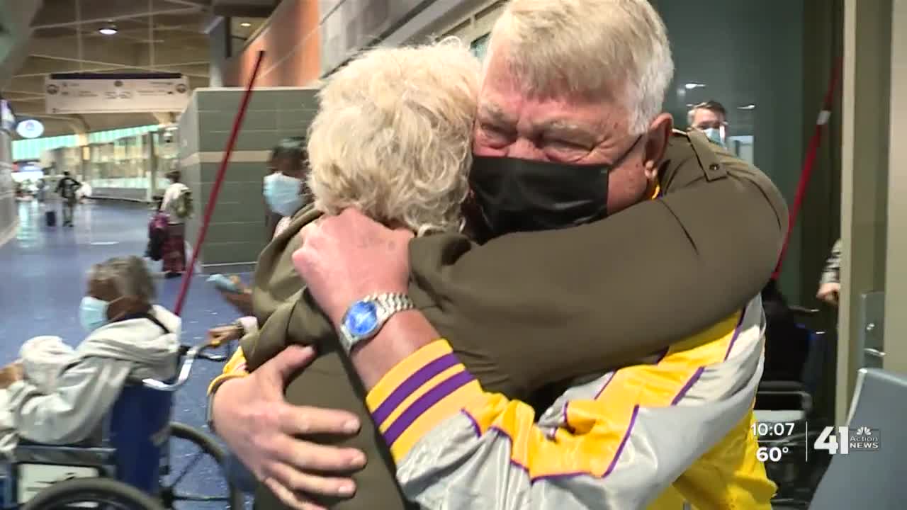 Lawrence couple reunites after 15 months spent apart