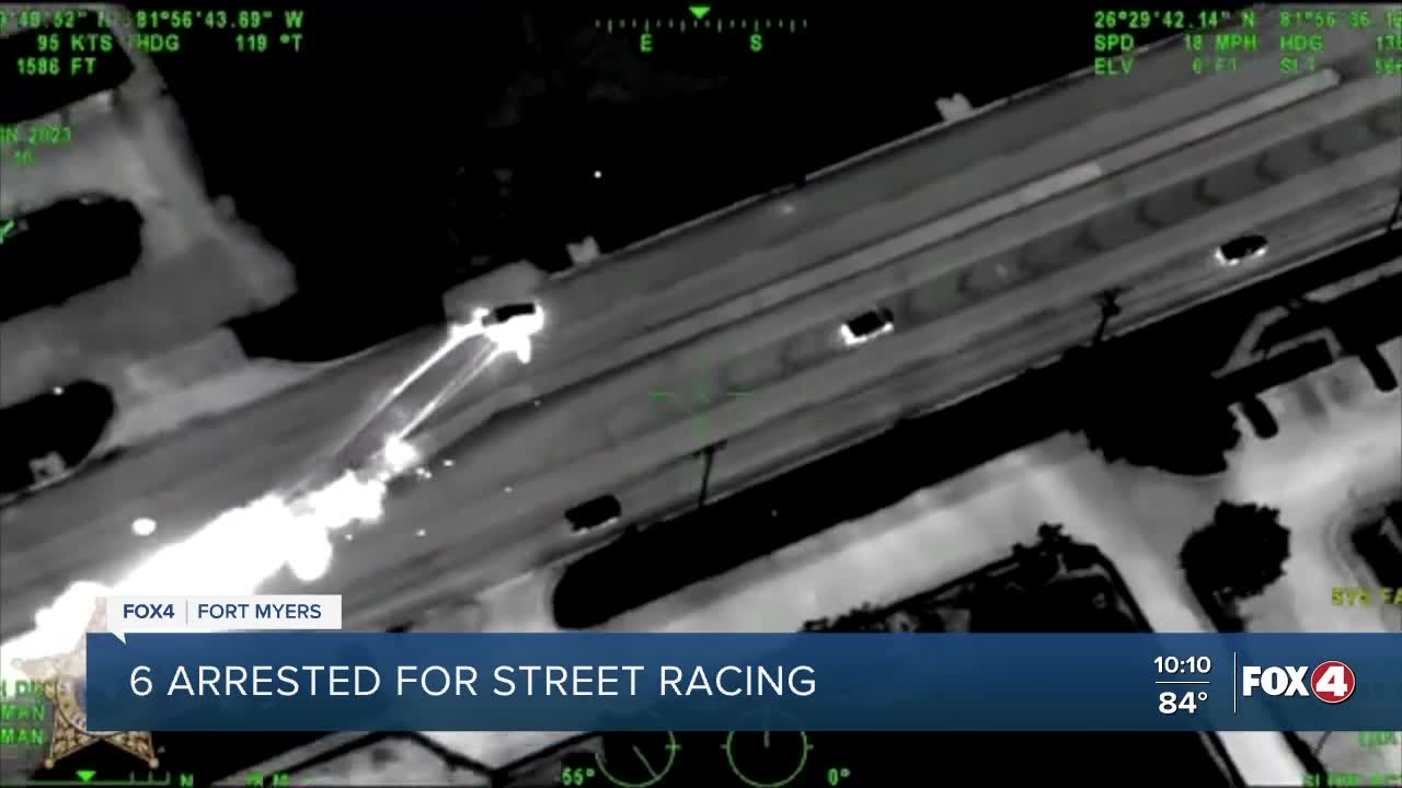 LCSO Street Racing Task Force makes 6 arrests after pursuit