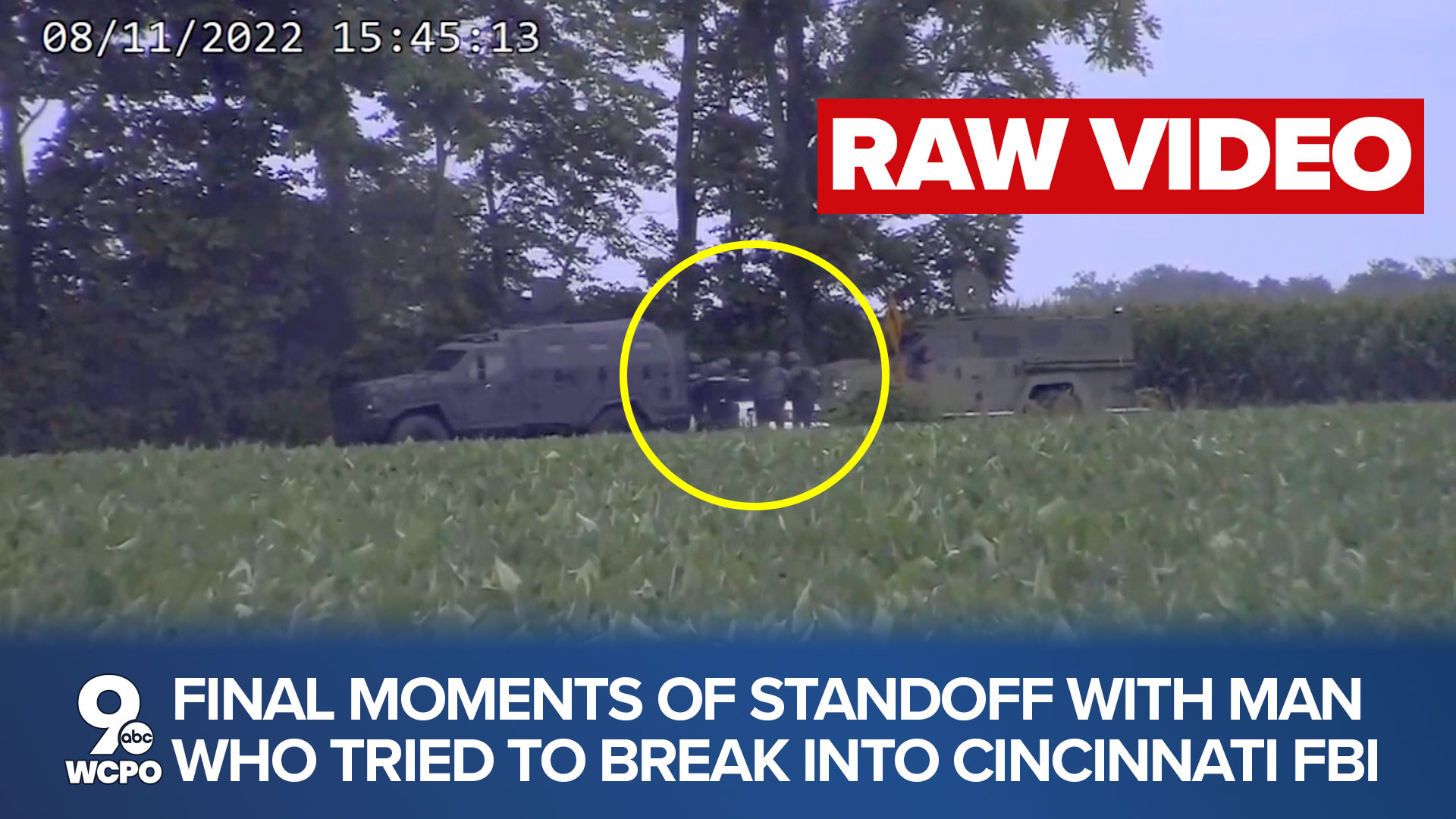 WATCH: Videos show shootout between police, man who attacked FBI office