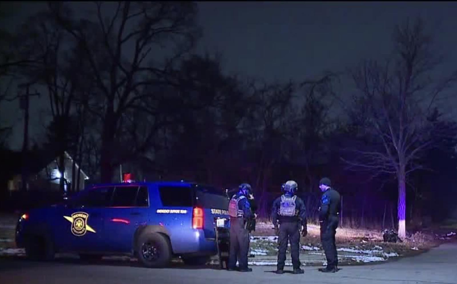 Michigan State Police releases video of suspect firing shots at helicopter