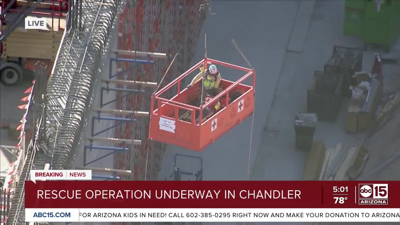 Three injured after collapse at Intel's Ocotillo campus in Chandler