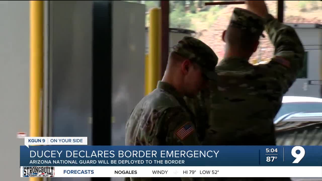 Ducey deploys Arizona National Guard to border