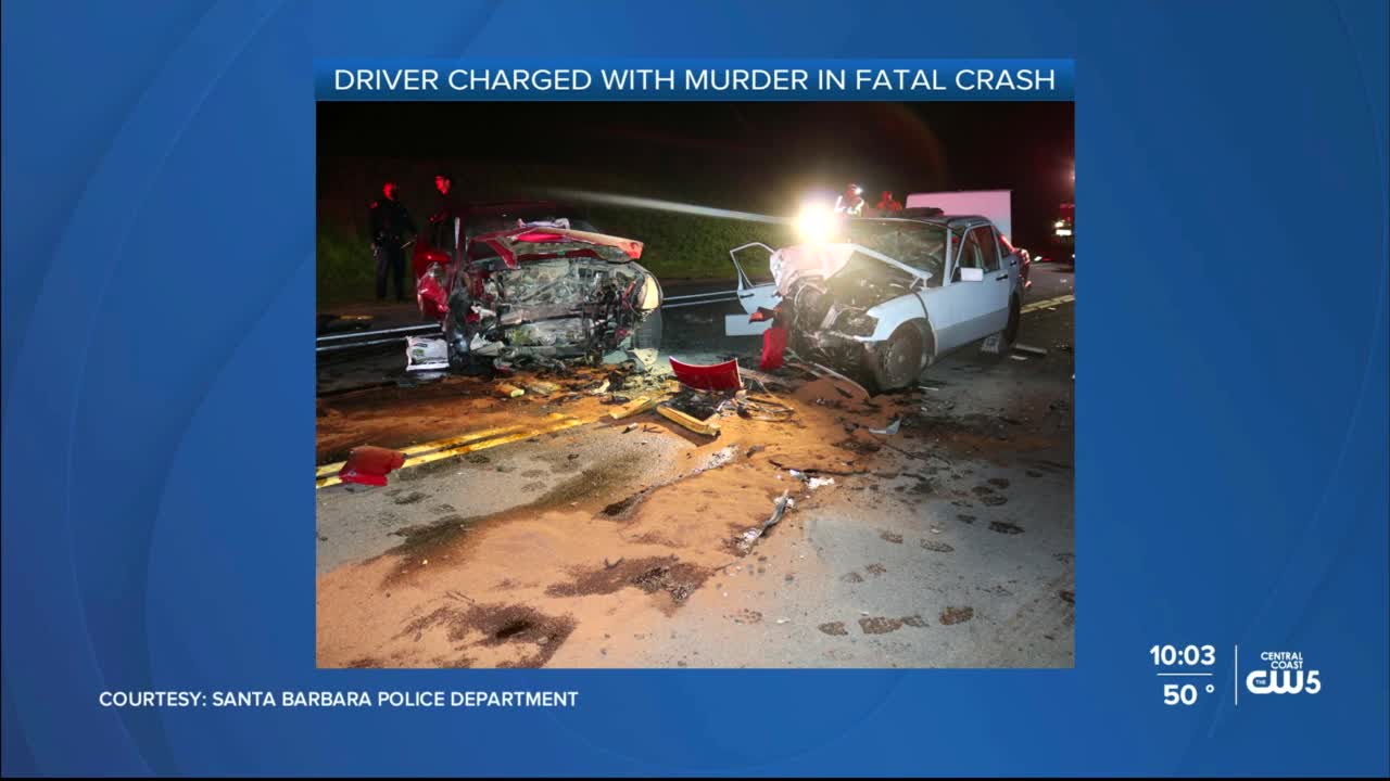 Driver facing murder charge following fatal DUI crash in Santa Barbara