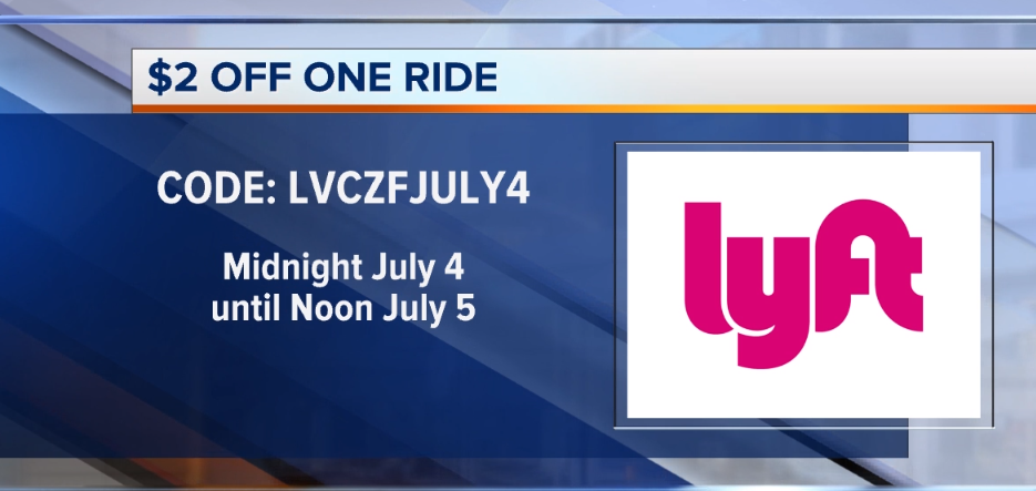 Las Vegas Coalition offering $2 off Lyft rides for Fourth of July