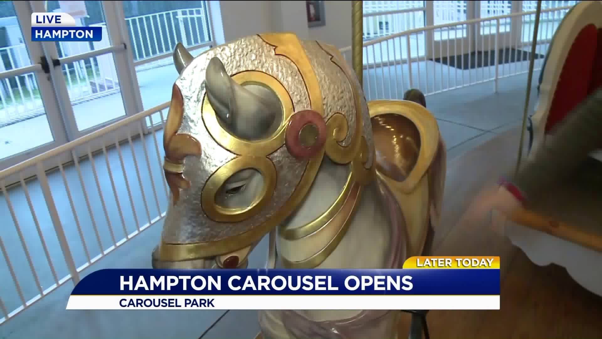 Historic Hampton Carousel opens for 2018 season!